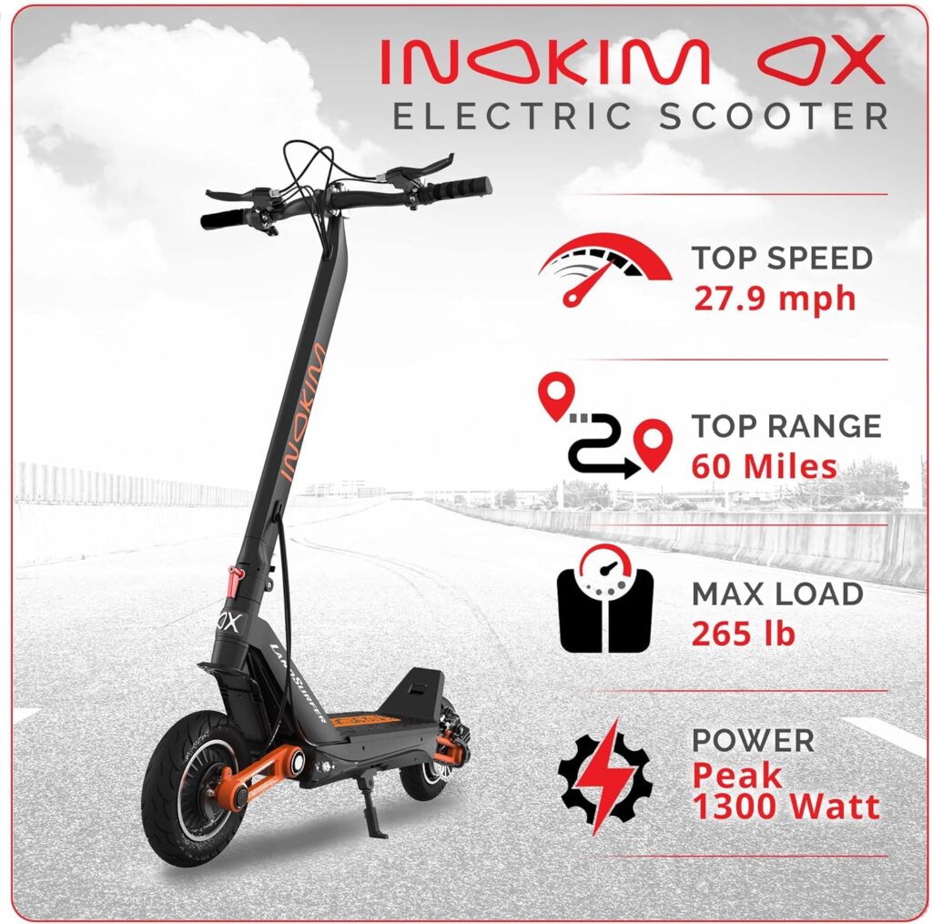 Inokim OX 1000W Electric Scooter Review – RiderMojo.com – Explore Eco ...